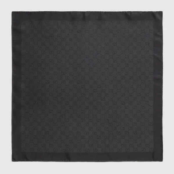 Gucci Printed Silk Twill Carr