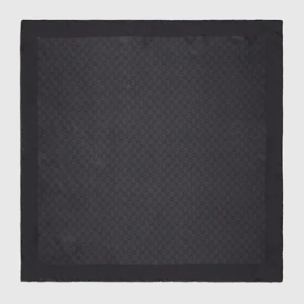Gucci Printed Silk Twill Carr