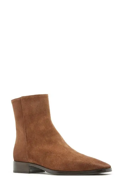 La Canadienne Tundra City Dry™ Waterproof Bootie - Caramel Suede
