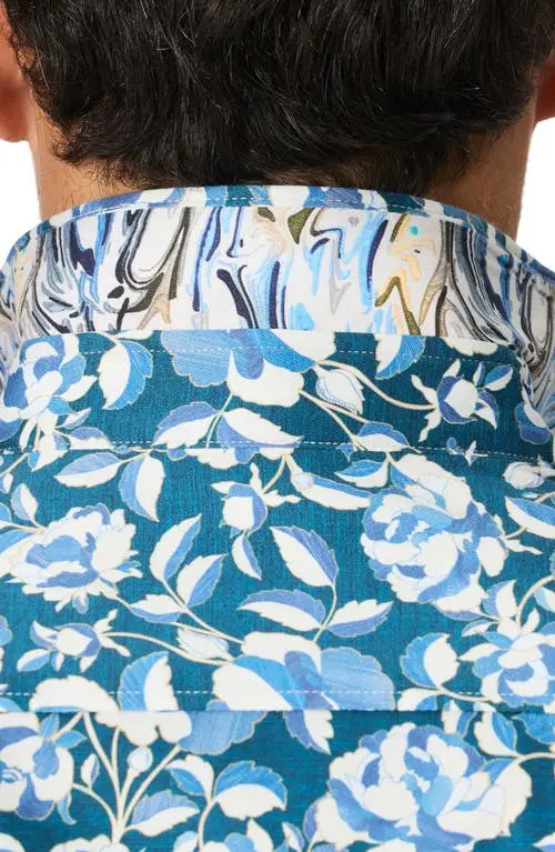 Robert Graham Euclid Long Sleeve Stretch Cotton Shirt