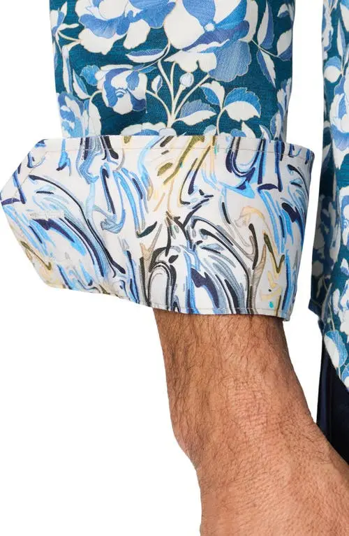 Robert Graham Euclid Long Sleeve Stretch Cotton Shirt