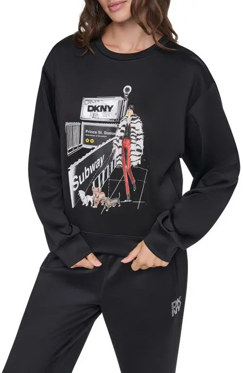 Dkny Prince Station Sweatshirt - Black