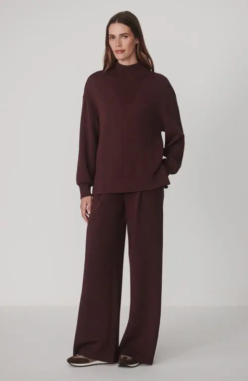 Varley Novi Longline Mock Neck Sweatshirt