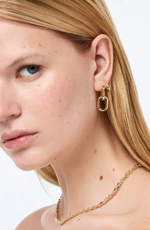 ANA LUISA Eve Link Hoop Earrings