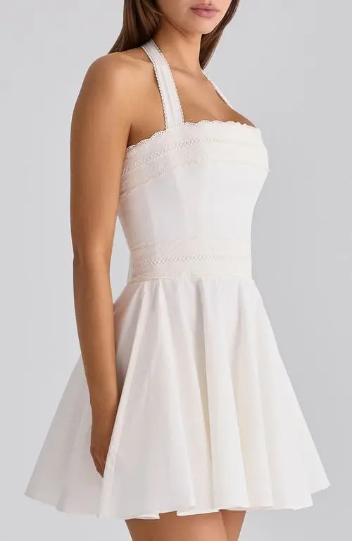 House Of Cb Cosette Halter Neck Minidress