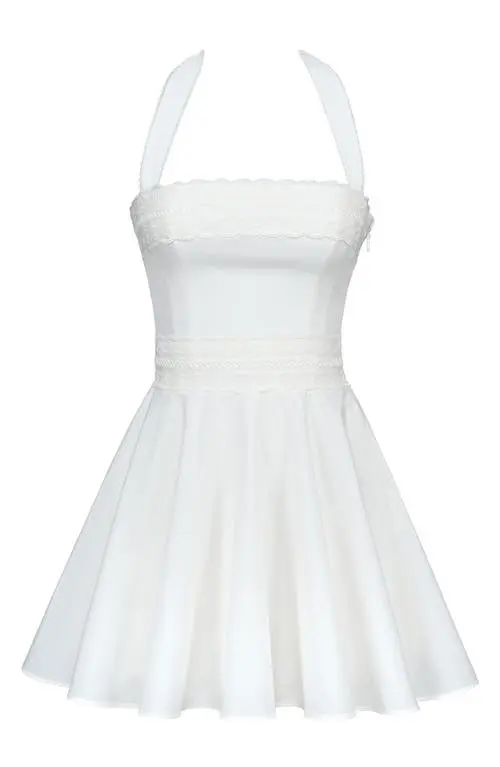 House Of Cb Cosette Halter Neck Minidress