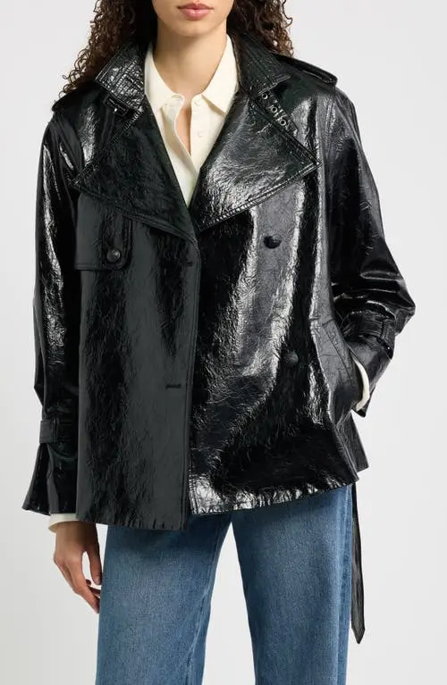 Kobi Halperin Anabelle Faux Leather Jacket - Black