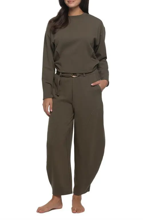 Felina Emery Top And Barrel Pants Sleep Set - Sea Turtle