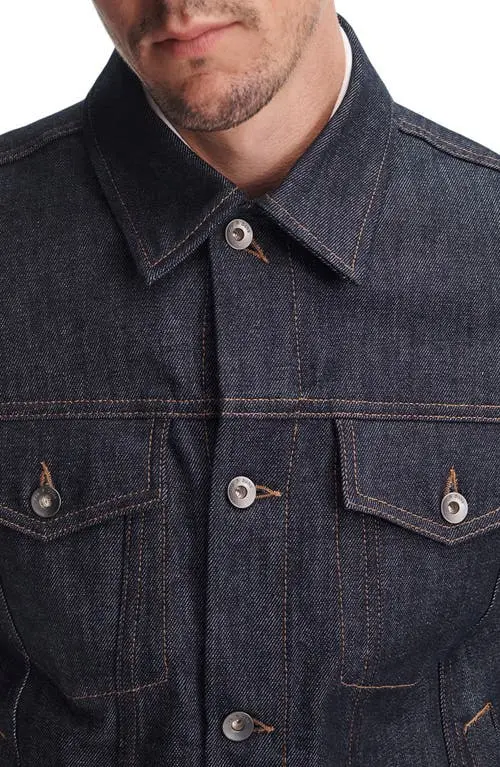 Rag & Bone Rb3 Raw Denim Trucker Jacket