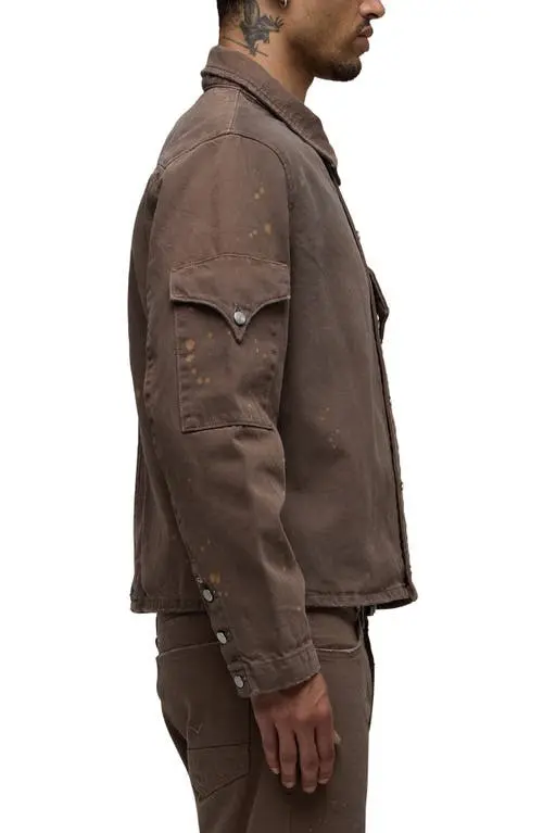 Hudson Jeans Flap Cotton Shirt Jacket