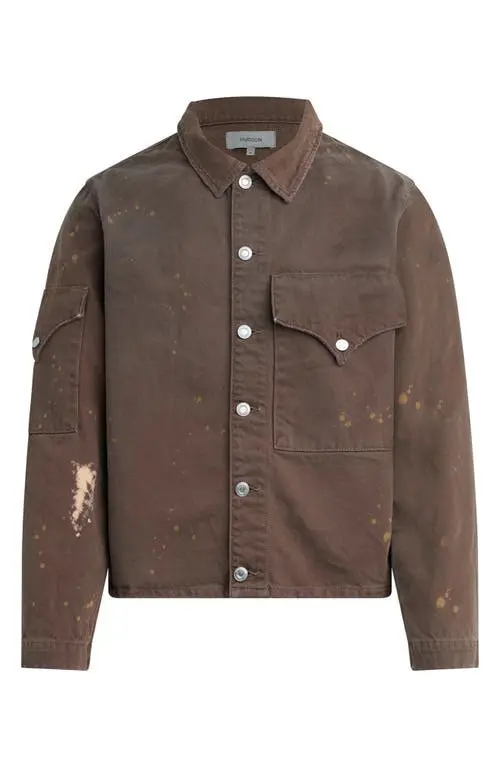 Hudson Jeans Flap Cotton Shirt Jacket
