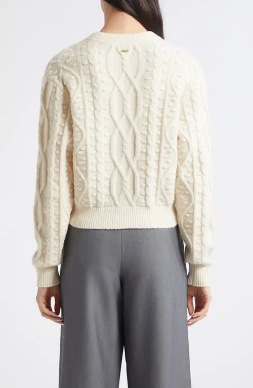 TOCCIN Rana Cable Knit Cardigan