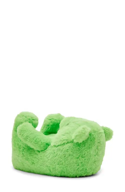Steve Madden Buddies" Bear Slippers - Lime