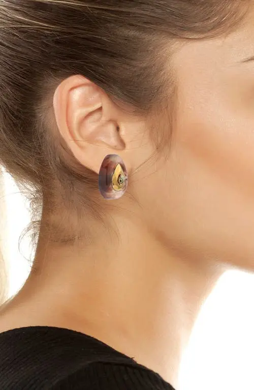 Kurt Geiger Ophelia Eagle Teardrop Stud Earrings