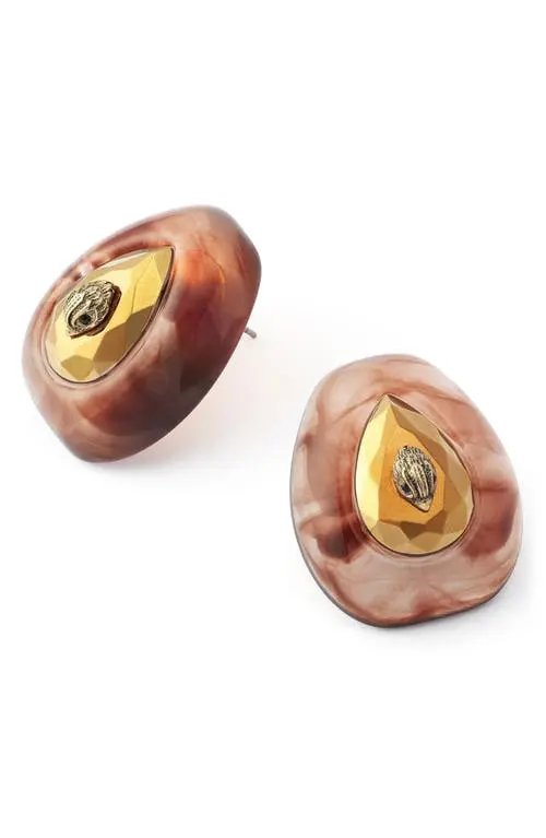 Kurt Geiger Ophelia Eagle Teardrop Stud Earrings
