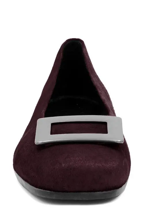 AMALFI BY RANGONI Sabino Leather Flat - Plum