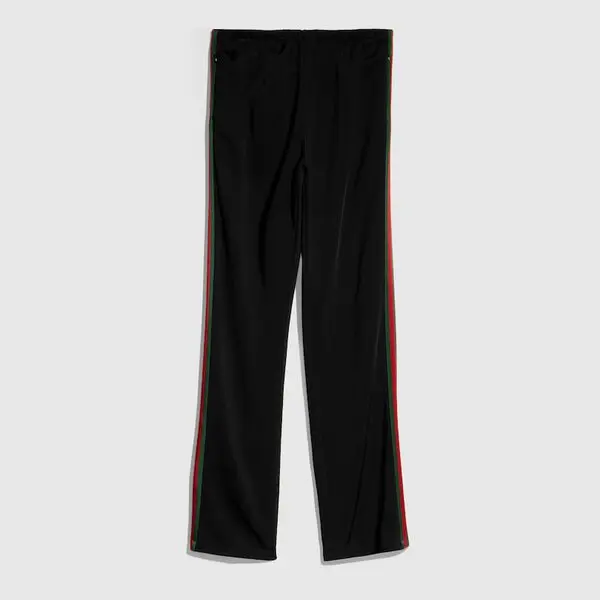 Gucci Viscose Jersey Sportswear Pants With Web