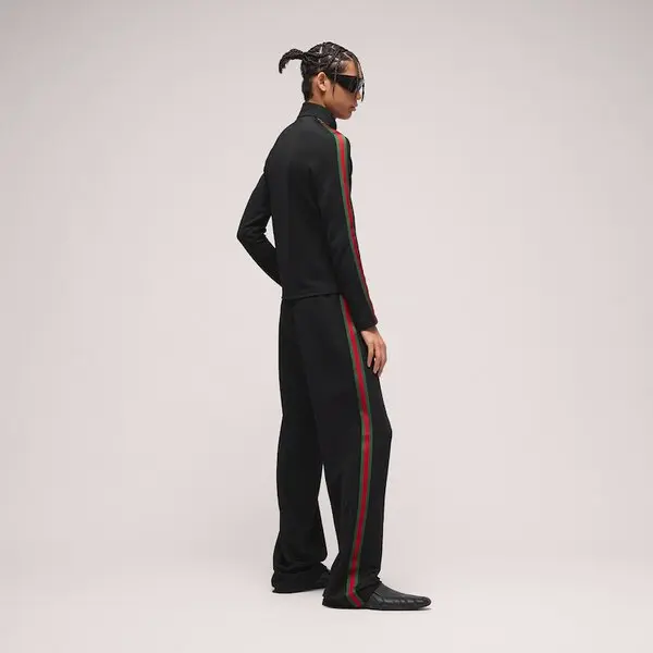 Gucci Viscose Jersey Sportswear Pants With Web
