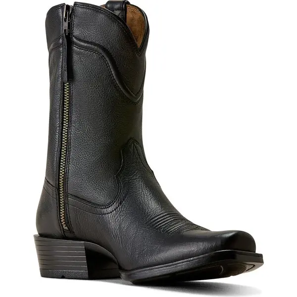 Ariat Oliver Narrow Cutter Toe Western Boot - Eclipse Black