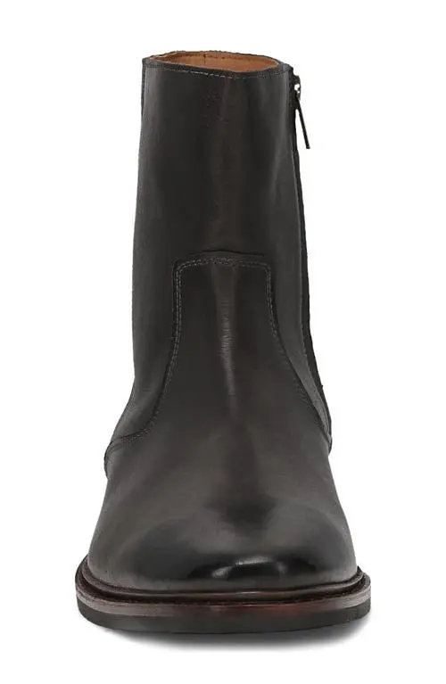 THE FRYE COMPANY Paul Inside Zip Leather Boot