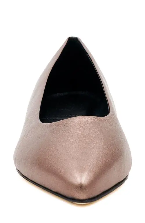 AMALFI BY RANGONI Tango Leather Skimmer Flat - Pegasus