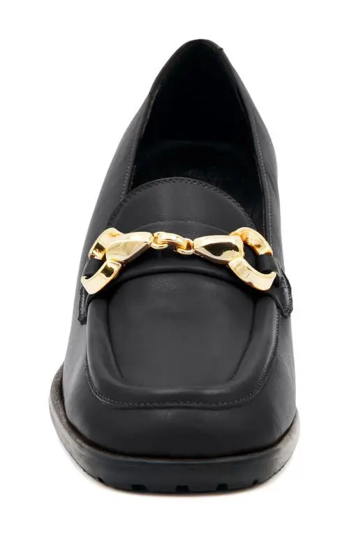 AMALFI BY RANGONI Bacchetta Leather Pump - Black