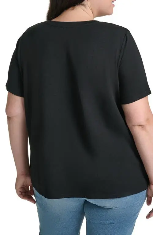 Karl Lagerfeld Paris Placed Print Top