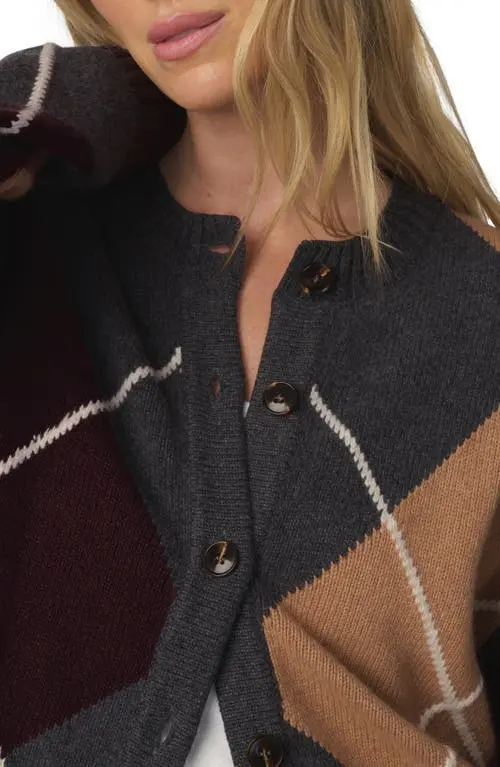 Joe's Jeans Relaxed Fit Argyle Cardigan