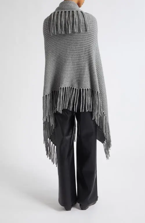 TOCCIN Anais Wool & Cashmere Fringe Wrap