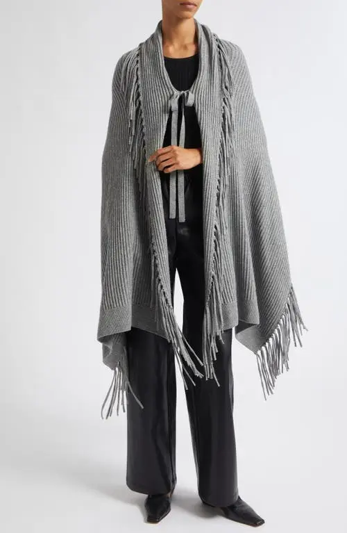 TOCCIN Anais Wool & Cashmere Fringe Wrap