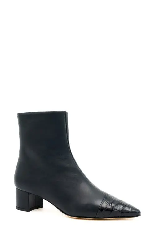 AMALFI BY RANGONI Panfilo Leather Bootie - Black