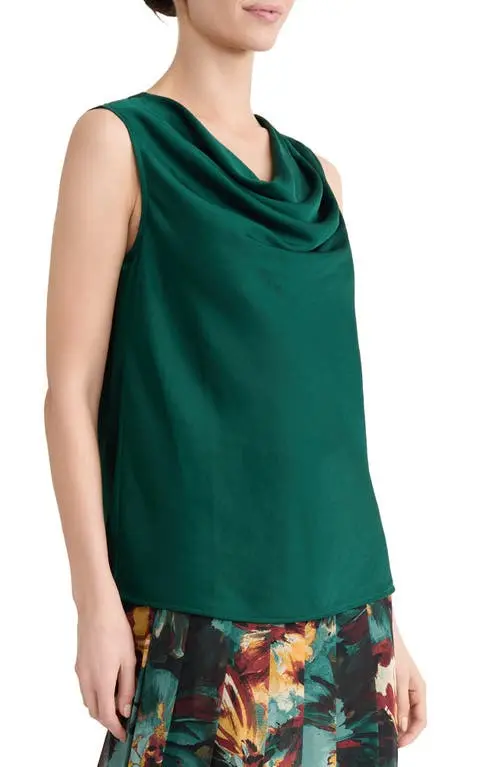 KASPER Cowl Neck Sleeveless Top