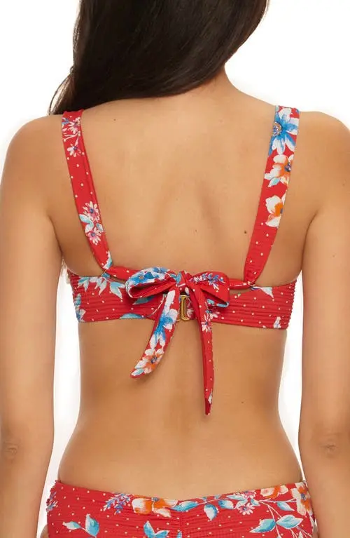 BECCA By Rebecca Virtue Countryside Floral Print Underwire Bikini Top