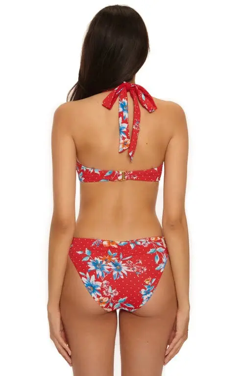 BECCA By Rebecca Virtue Countryside Floral Print Underwire Bikini Top