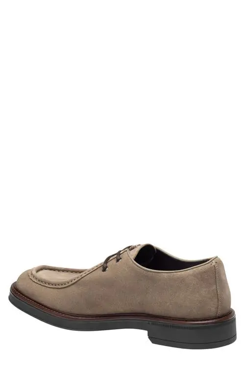 Johnston & Murphy Brady Moc Toe Shoe - Gray Suede