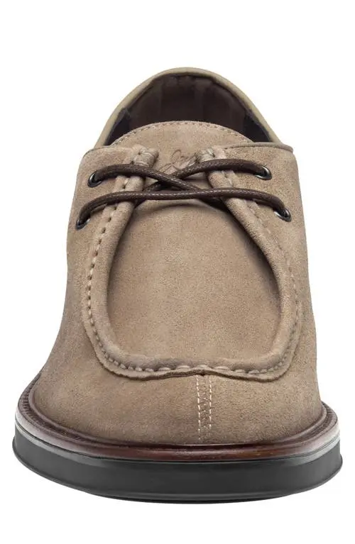 Johnston & Murphy Brady Moc Toe Shoe - Gray Suede