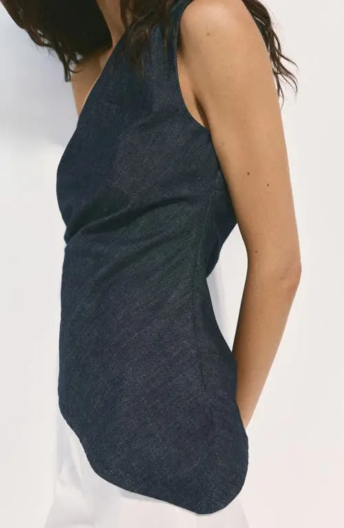 Mango One-shoulder Top