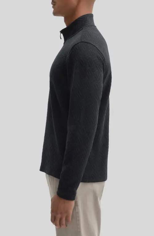 Robert Barakett Avila Quarter Zip Pullover - Black