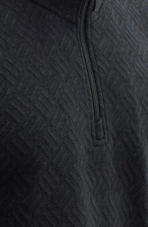 Robert Barakett Avila Quarter Zip Pullover - Black