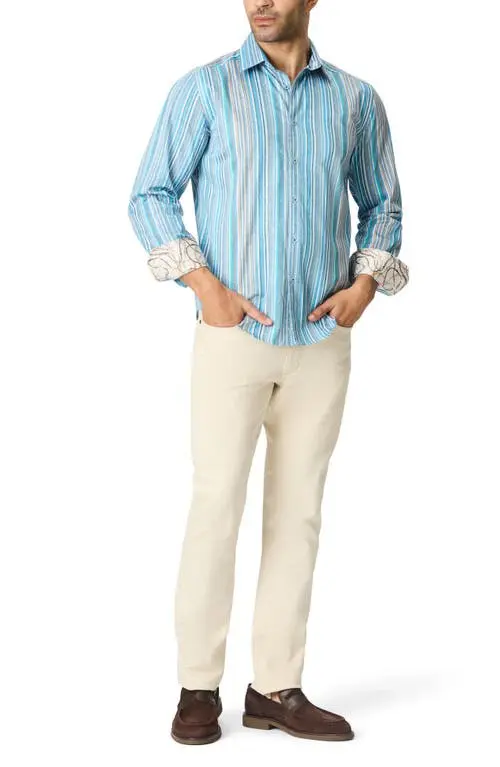 Robert Graham Rehan Long Sleeve Stretch Woven Shirt