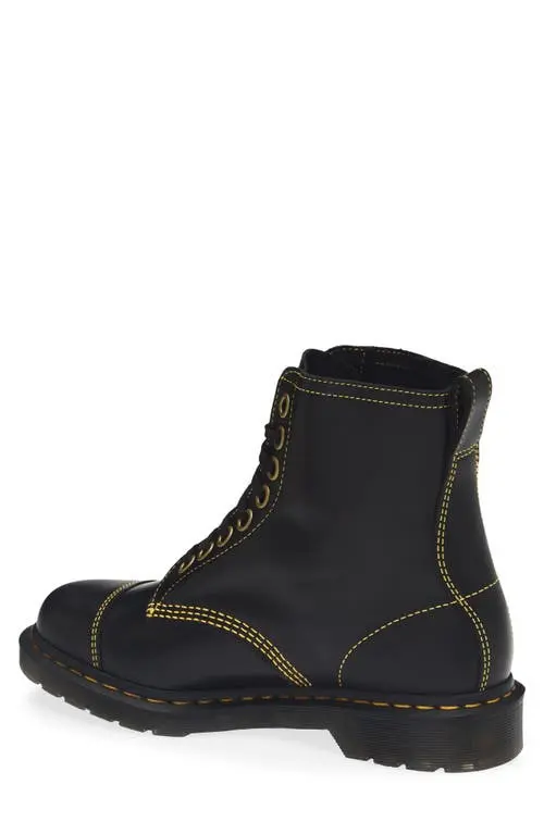 Dr. Martens Cappers 8-eye Cap Toe Leather Boot