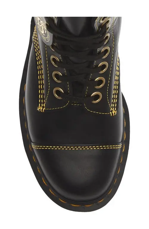 Dr. Martens Cappers 8-eye Cap Toe Leather Boot