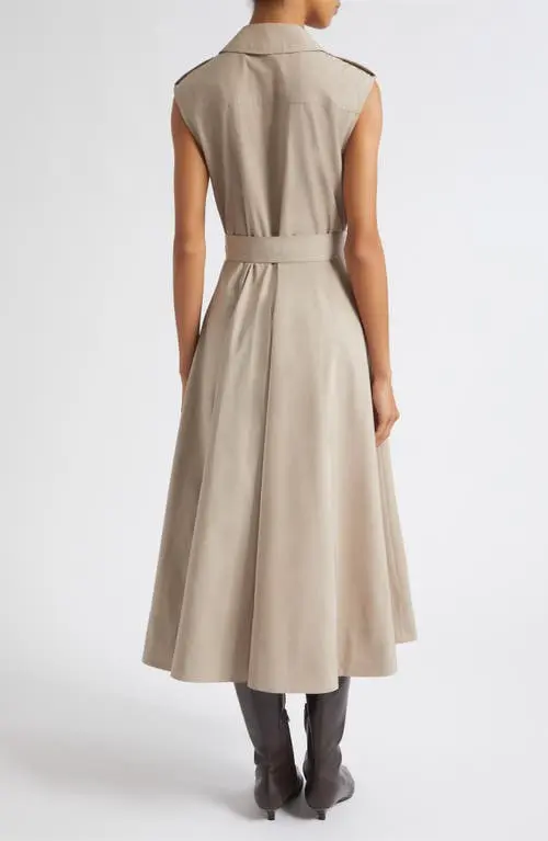 TOCCIN Gail Button Front Midi Dress