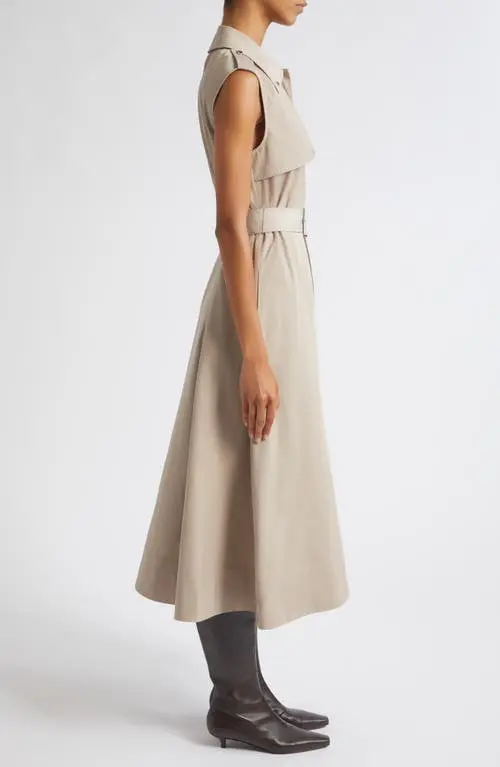 TOCCIN Gail Button Front Midi Dress