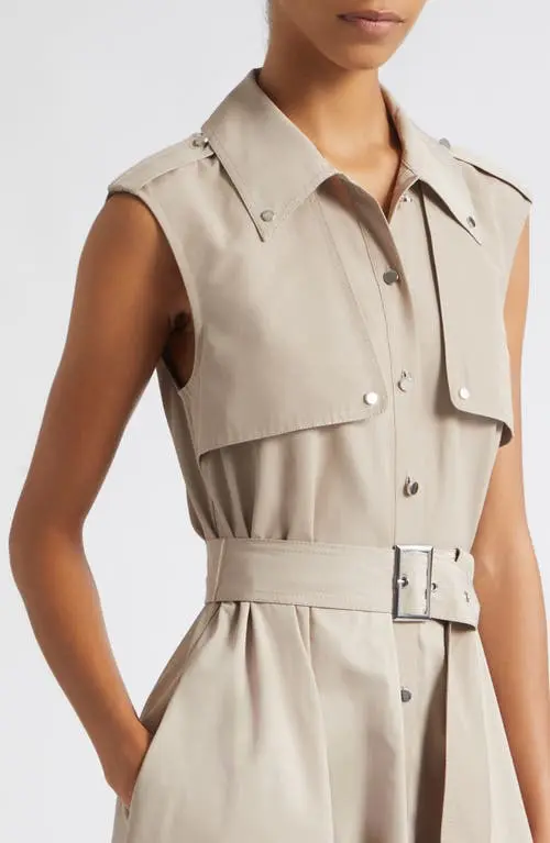 TOCCIN Gail Button Front Midi Dress