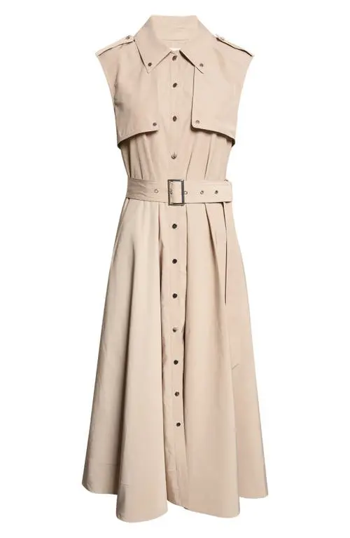 TOCCIN Gail Button Front Midi Dress