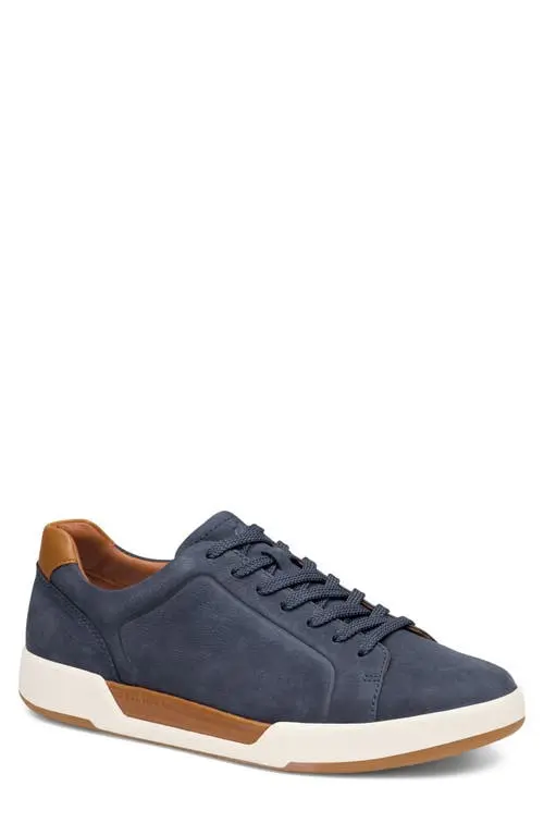 Johnston & Murphy Kendall Anson Lace To Toe Sneaker - Navy Nubuck