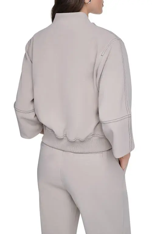 Dkny Contrast Stitch Jacket - Putty