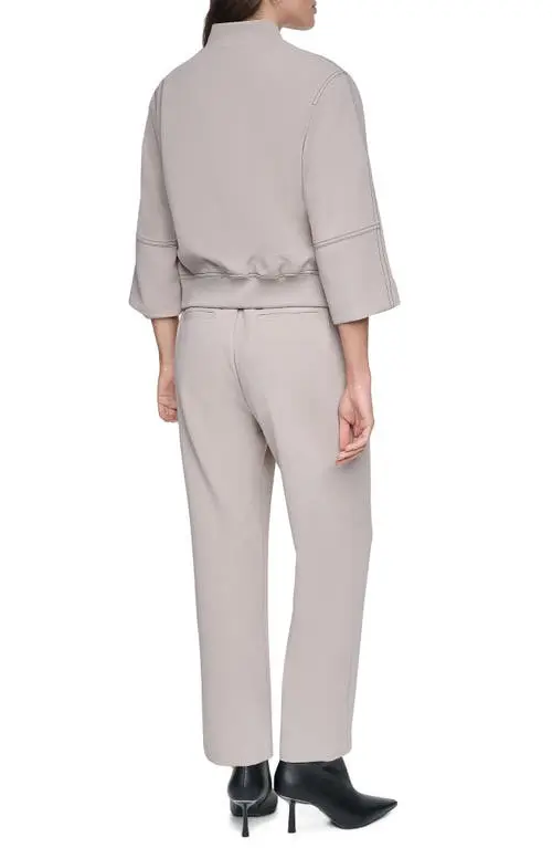Dkny Contrast Stitch Jacket - Putty