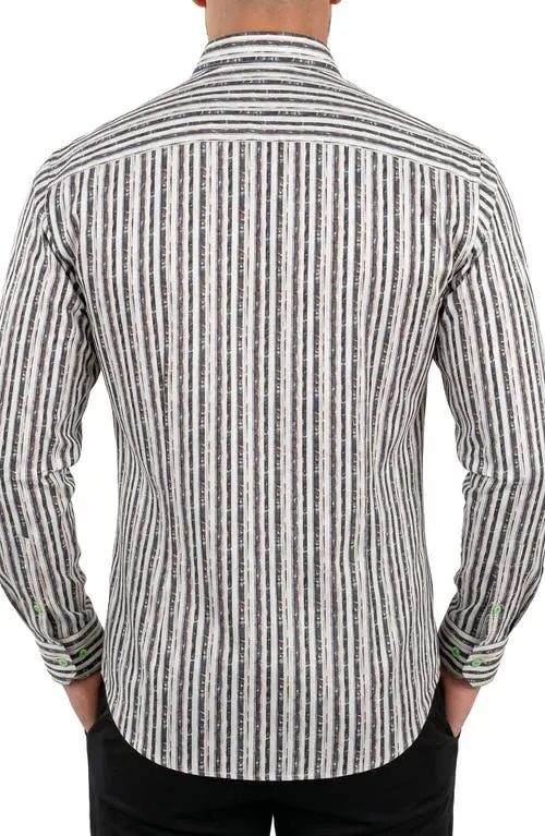 MACEOO Fibonacci Contemporary Fit Button-up Shirt